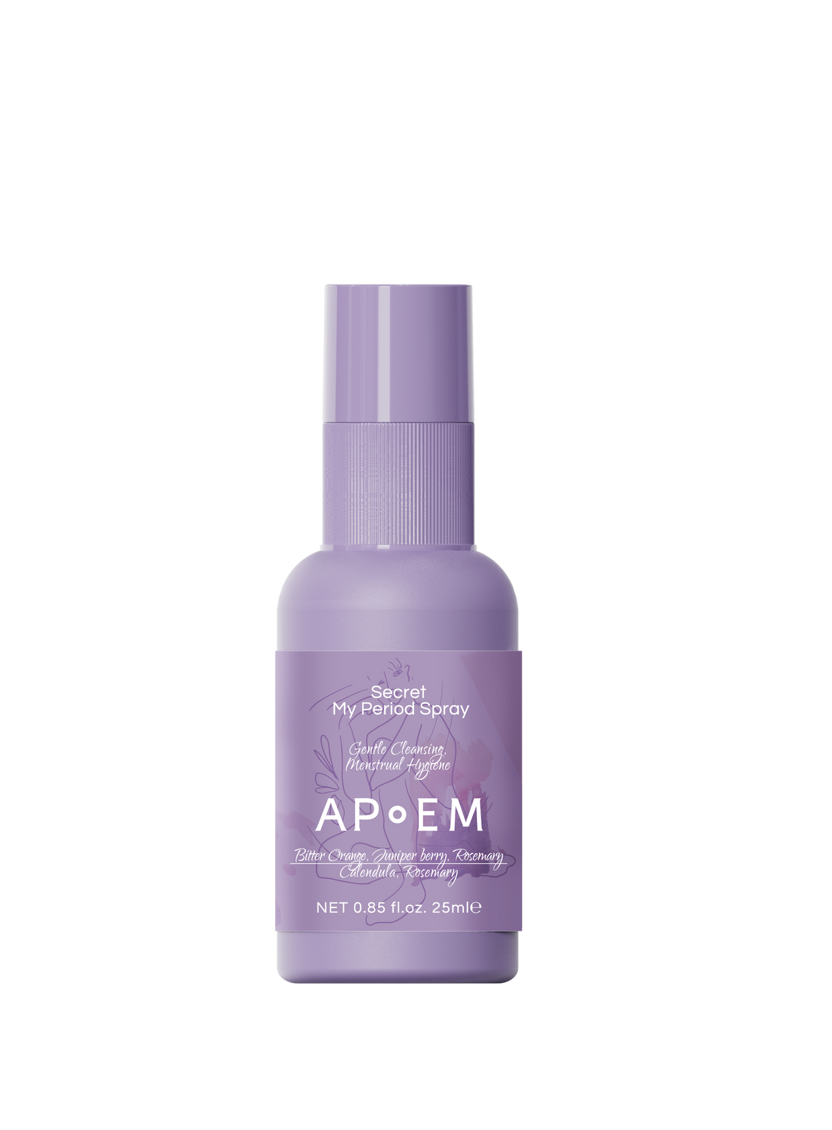 APoEM | Spray menstrual de 25 ml para el cuidado del olor vaginal | APoEM